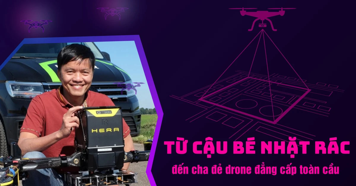 Từ cậu bé nhặt rác đến cha đẻ drone đẳng cấp toàn cầu